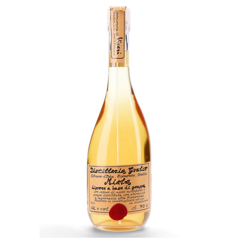 Gualco Grappa Miele Honig - 42,0 % - 0,7 l, 34,99